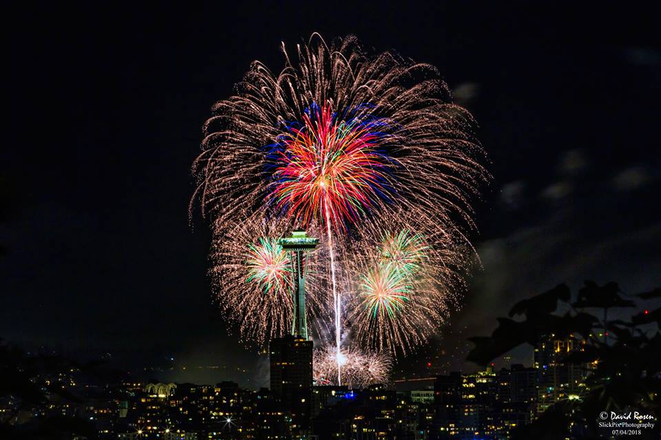 Photos: Fireworks dazzle over Western Washington on Independence Day | KOMO