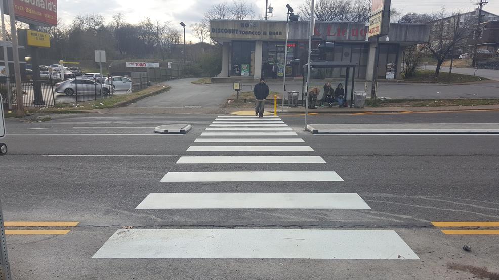 Crosswalk being installed at Nashville's deadliest intersection for ...