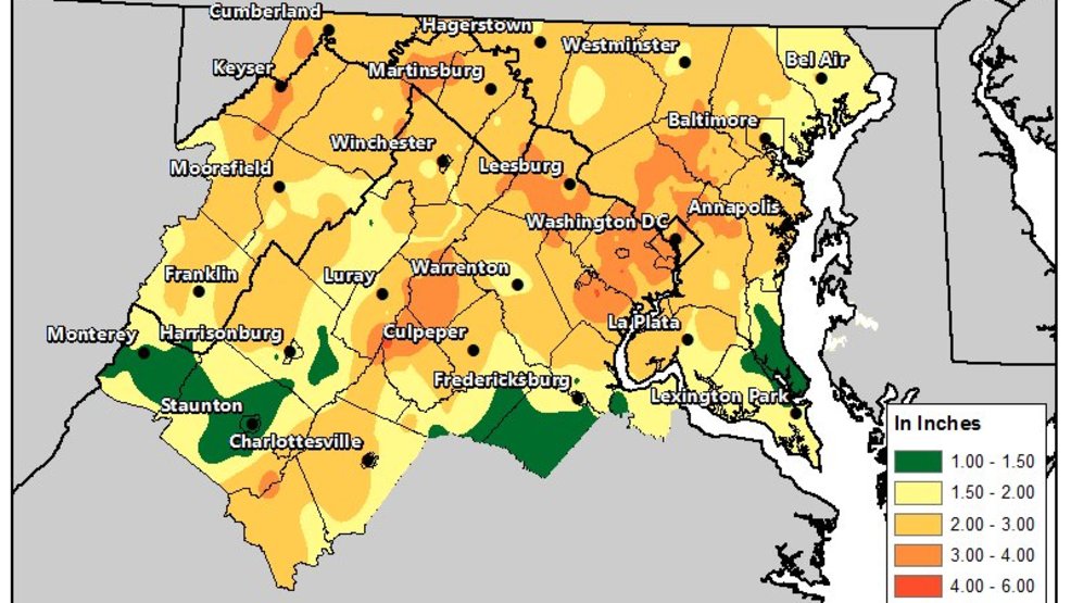 RAIN UPDATE | Flood warning continues in Baltimore County | WBFF