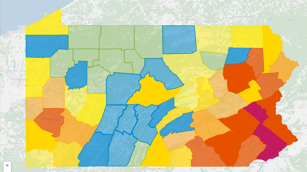 PA Dept. of Health: 31,069 total cases of COVID-19; 1,628 new positives ...