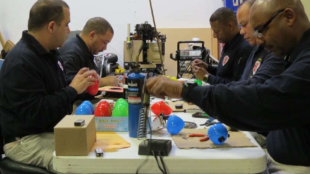 Bomb Squad constructs beeping Easter eggs for visually impaired ...